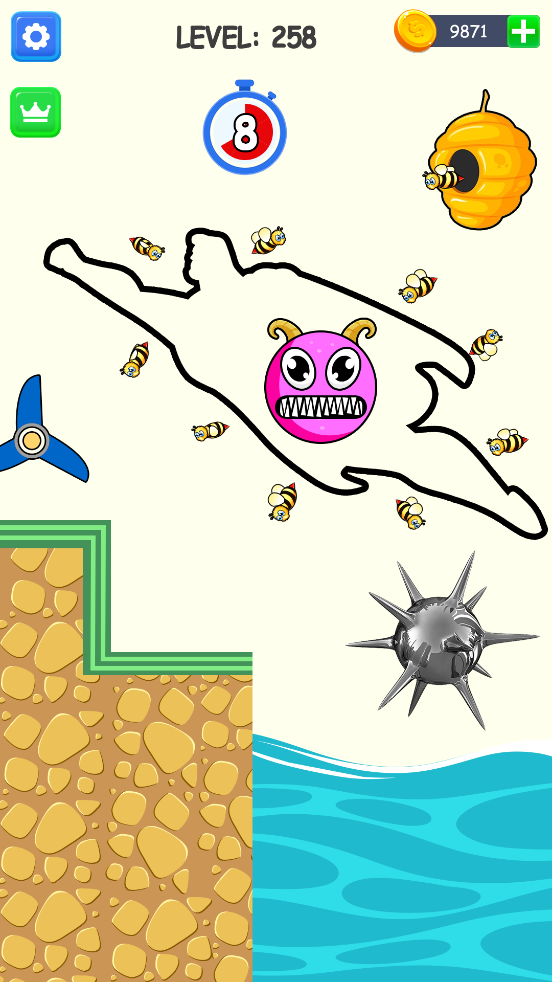 Save dog monster makeover rescue monster bee in mix monster rainbow ...