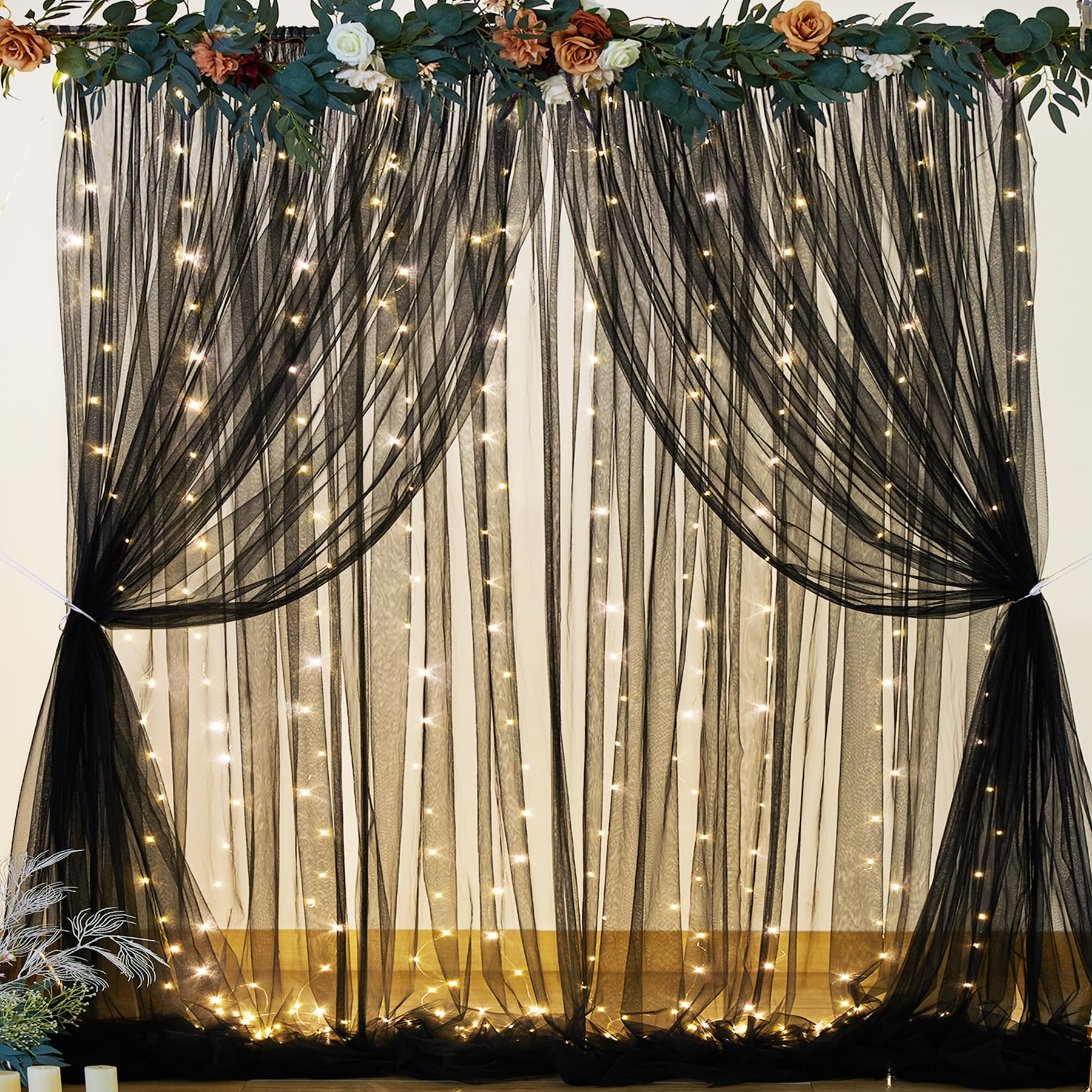 Cortinas De Cuentas Con Luz Negra