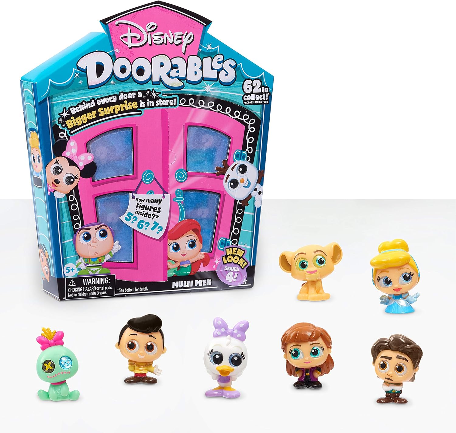 Amazon.com: DOORABLES Disney Multi-Peek Pack Series 4, Collectible Mini ...