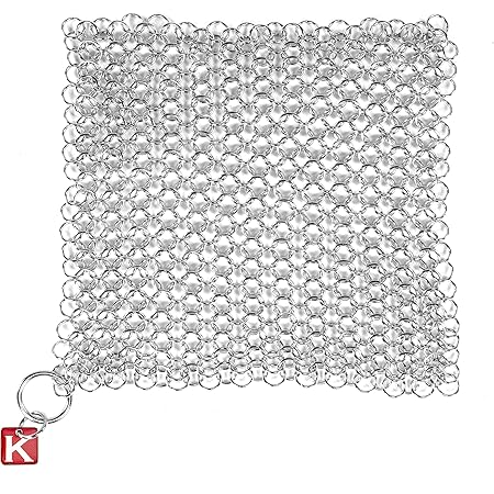 Amazon.com: Knapp Made Original CM Scrubber 4" Chainmail Scrubber ...