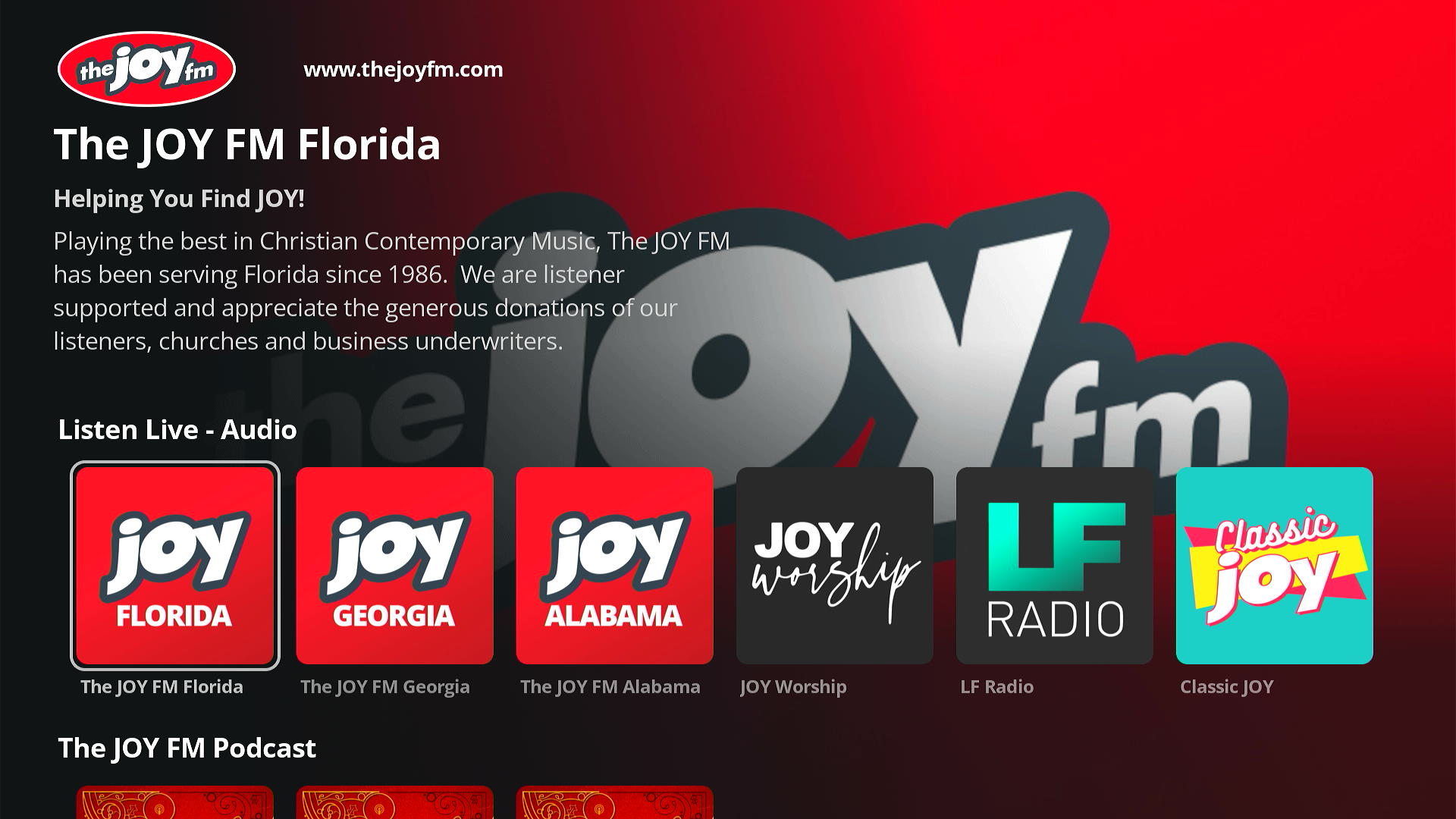 The JOY FM+ - App on Amazon Appstore