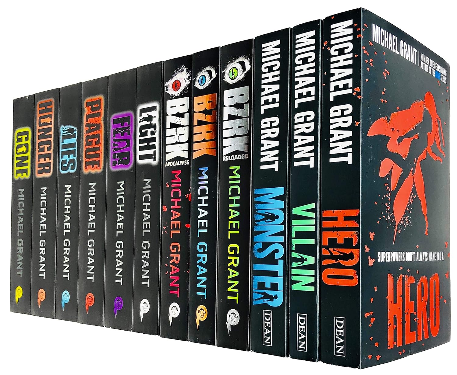 Michael Grant 12 Books Collection Set (Gone Series-Light, Gone, Hunger ...