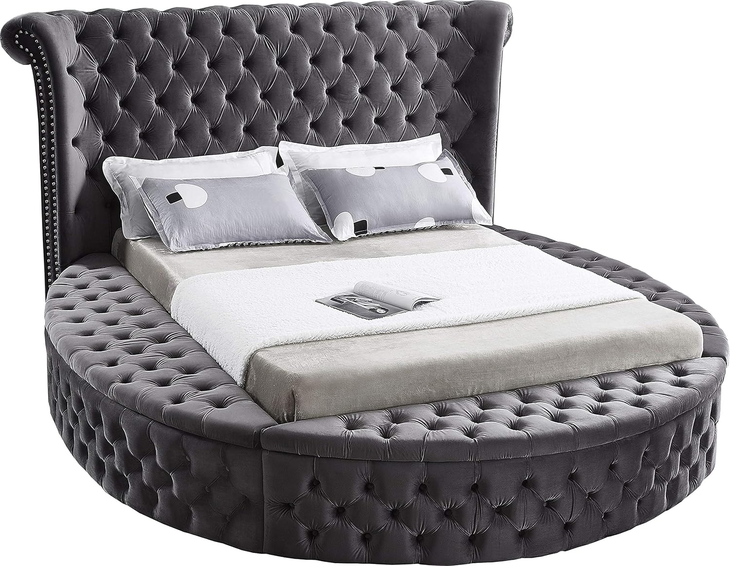 Meridian Furniture Luxus Collection Modern | Contemporary Round Shaped ...