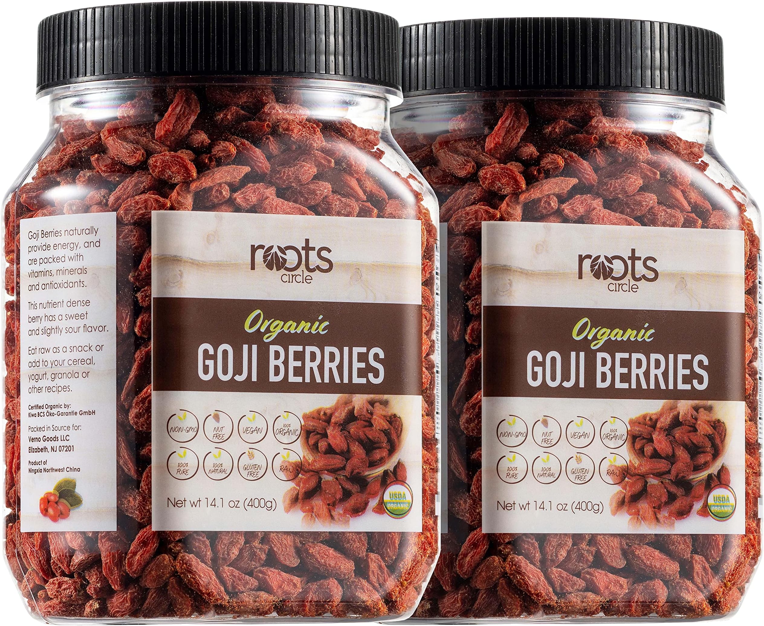 Amazon.com: Suncore Foods Organic Dried Goji Berries, Gluten-Free, Non ...