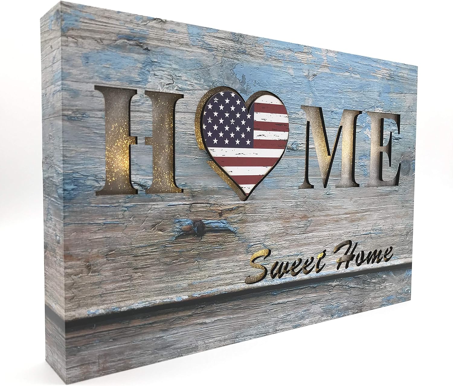 Amazon.com: Home Sweet Home Sign – Sign Decor with LED Light Box ...