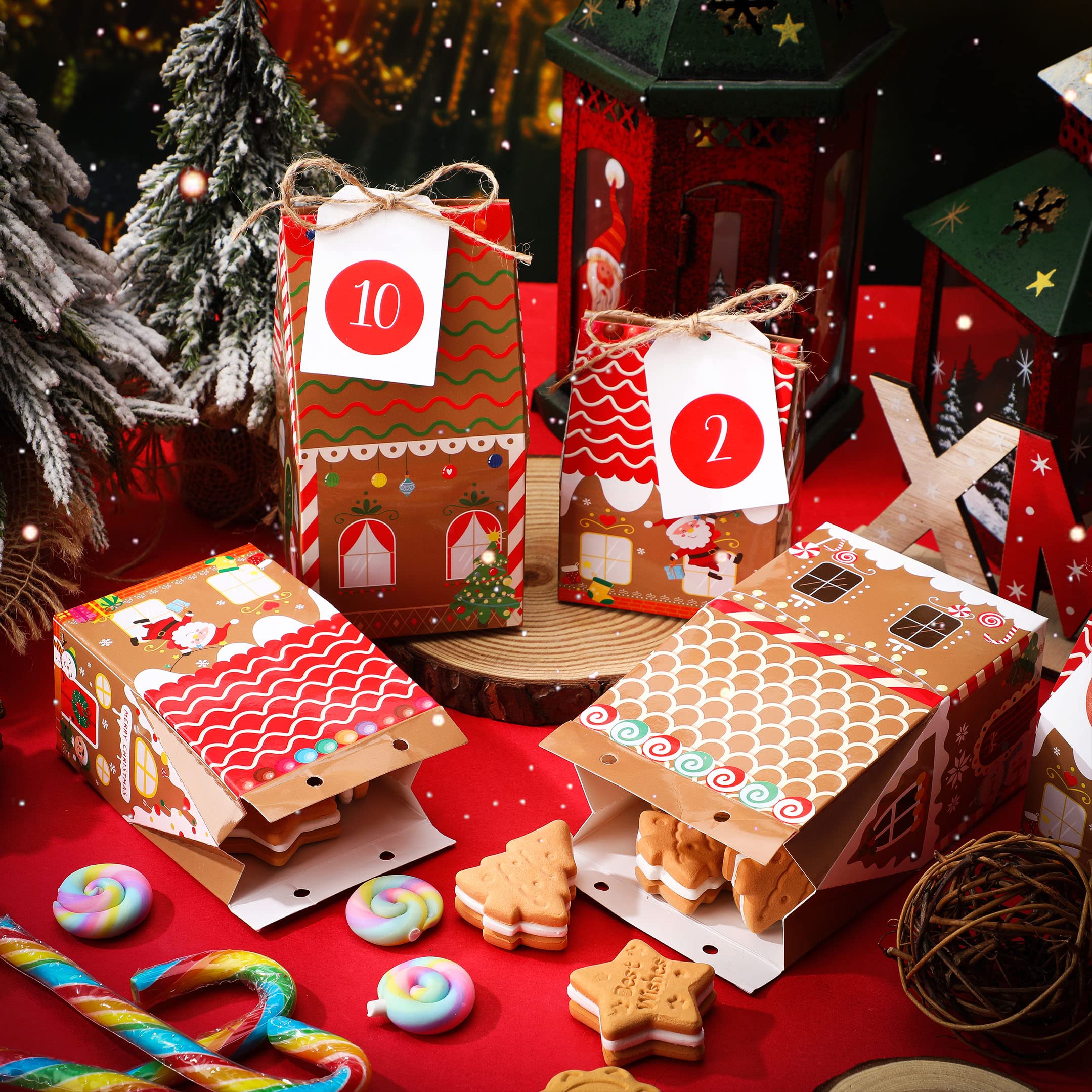 Snapklik.com : Woanger 24 Empty Advent Calendar Boxes To Fill ...