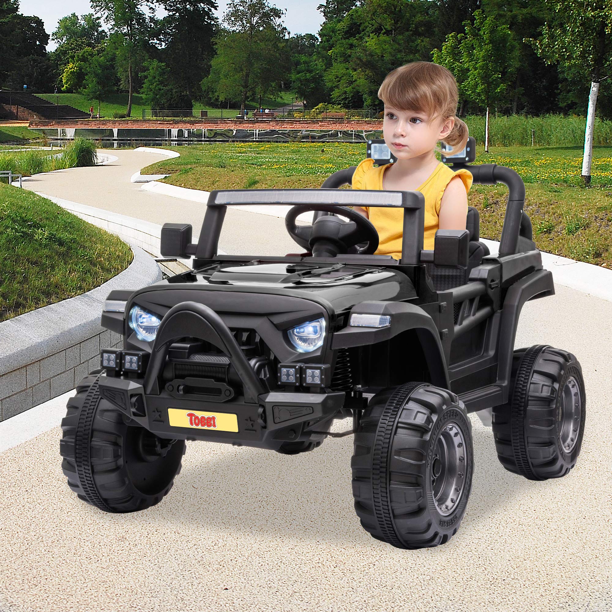 Snapklik.com : TOBBI 12v Kids Ride On Truck
