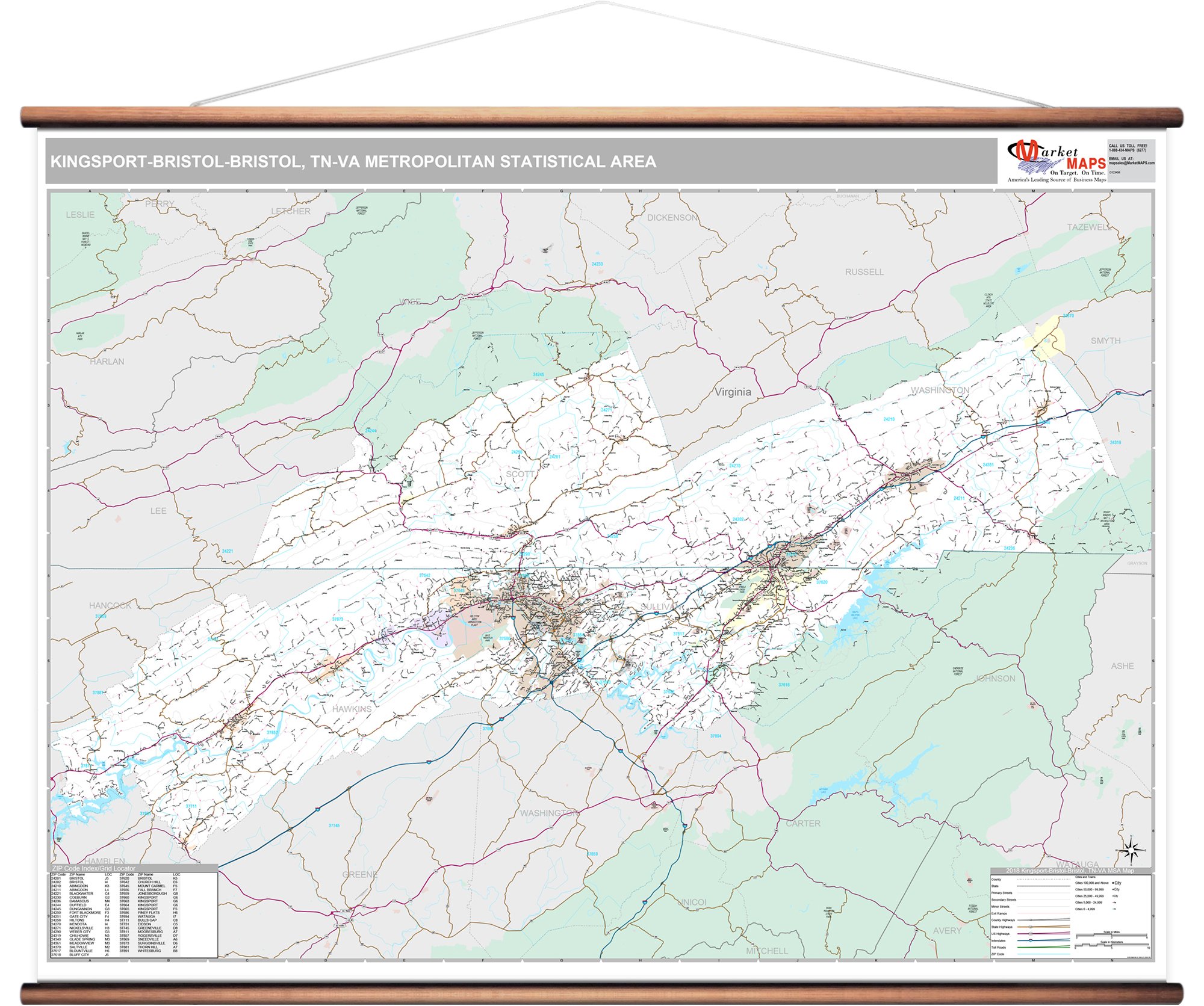 Bristol Tn Zip Code Map