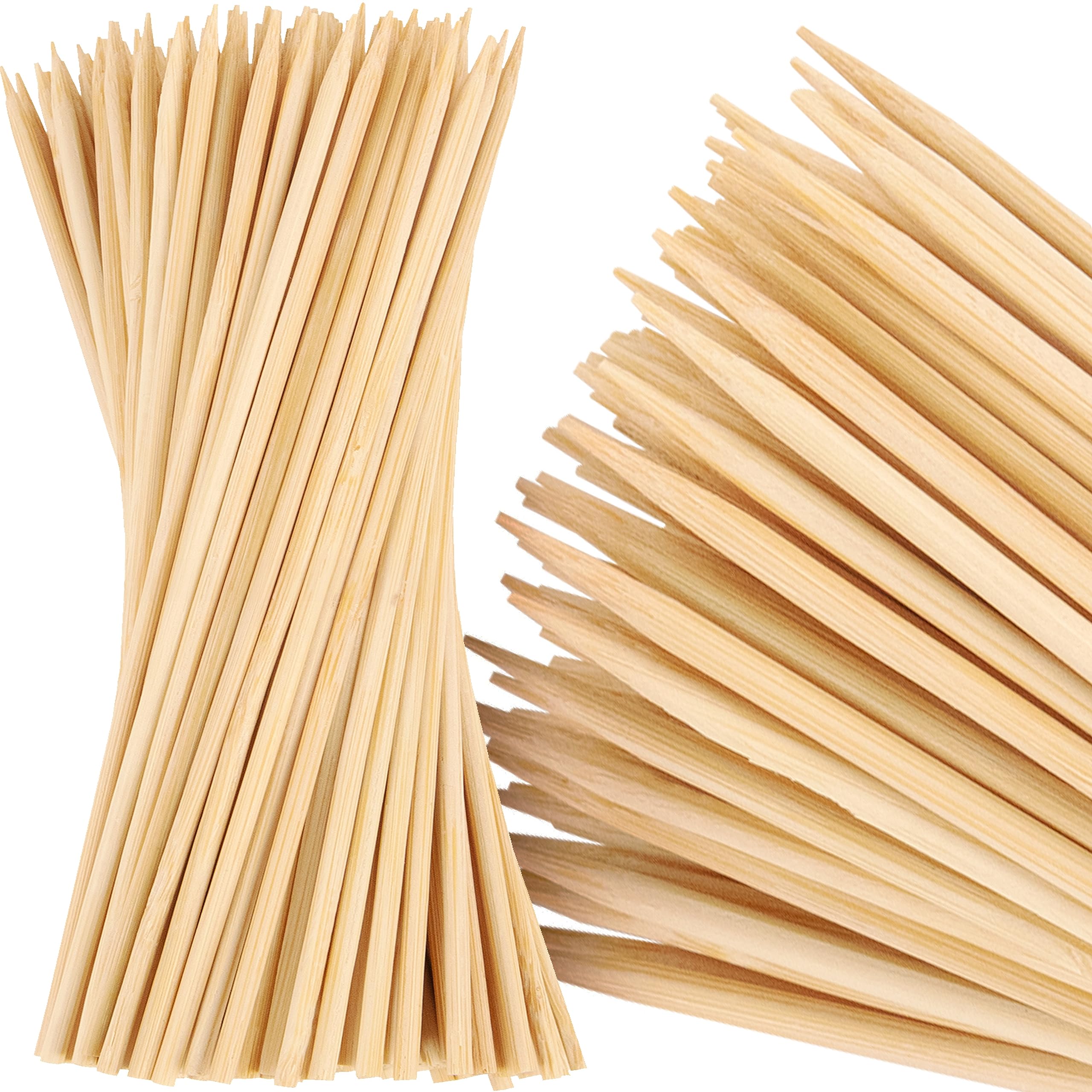 Snapklik.com : MalloMe Bamboo Skewers 8 Inch 100 Pack Smores Sticks ...