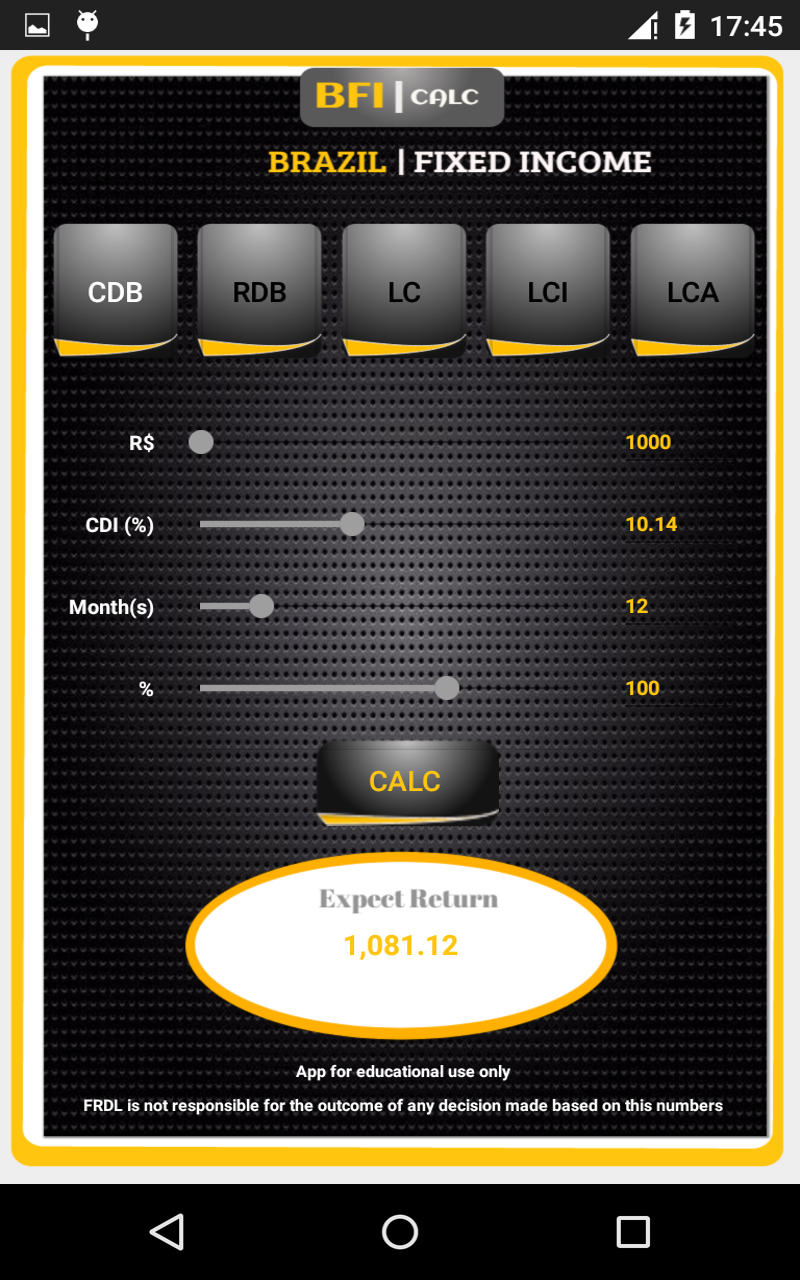 BFI | Calculator - App on Amazon Appstore