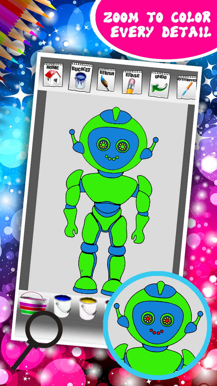 Robots Coloring Book - App on Amazon Appstore