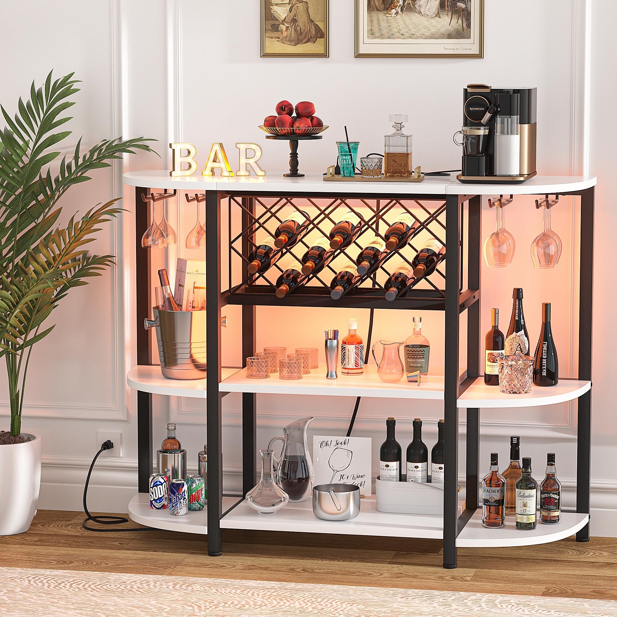 Oceanside Buffet Wine Rack Provincial