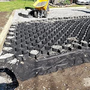 Amazon.com : Geogrid Ground Stabilizer for Gravel/Soil, Driveway ...
