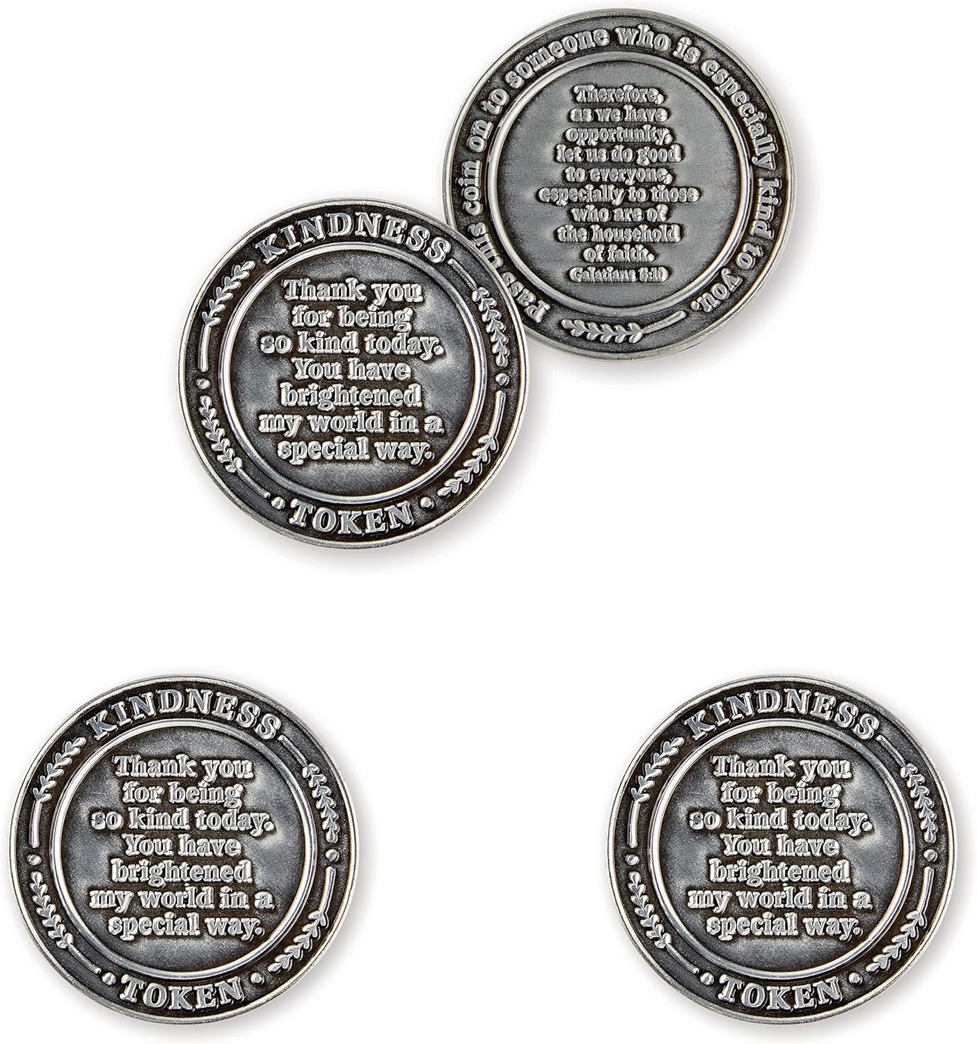 Amazon.com: Kindness Coins, Bulk Set of 3 Tokens of Appreciation ...
