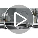 WEWE Drinking Water Faucet for Kitchen Sink, Gold Kitchen Water Filter ...
