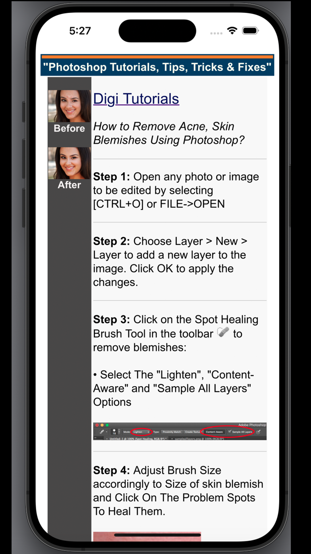 Photoshop Tips Tricks Tutorials - App on Amazon Appstore