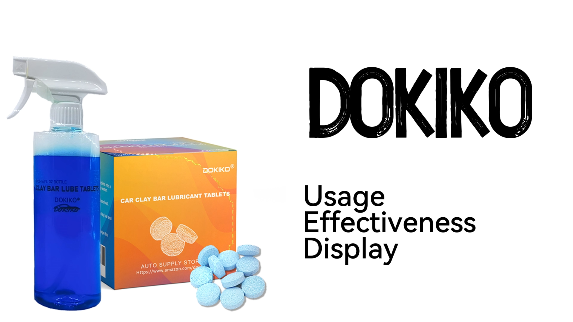 Watch DOKIKO Clay bar Lubricant Tablets on Amazon Live