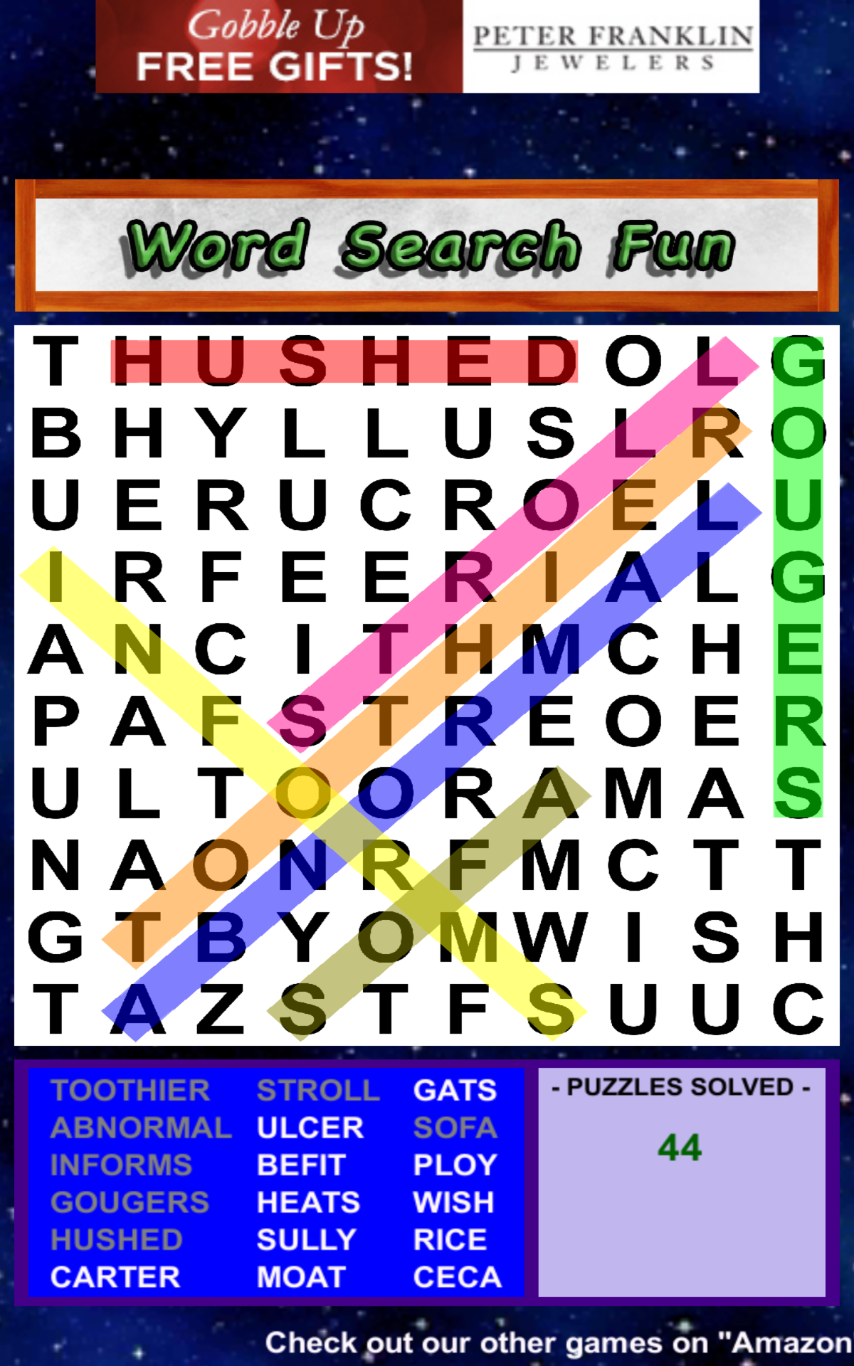 Word Search Fun Word Find Scramble Puzzle - App on Amazon Appstore