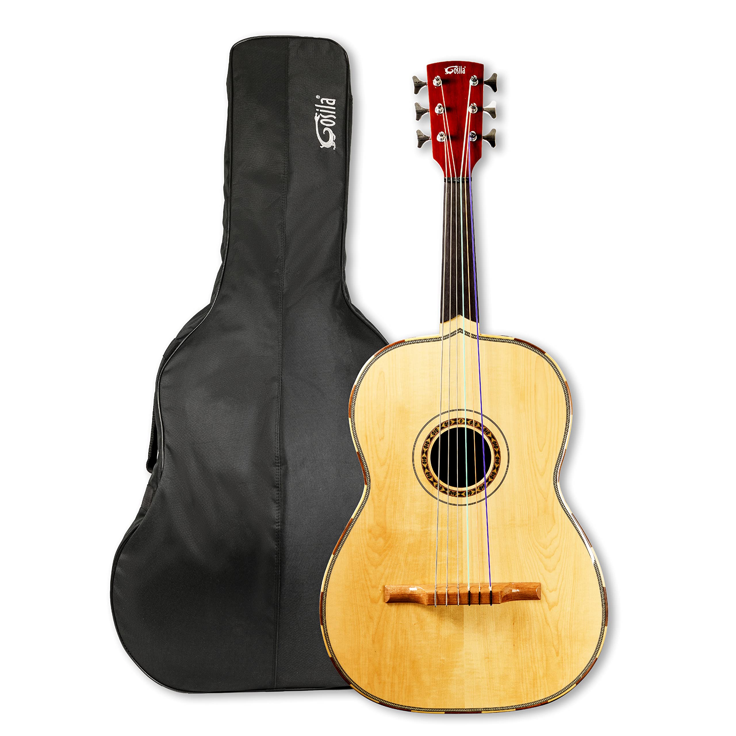 Amazon.com: Gosila 6 String Guitarron Linden top Linden back & sides ...