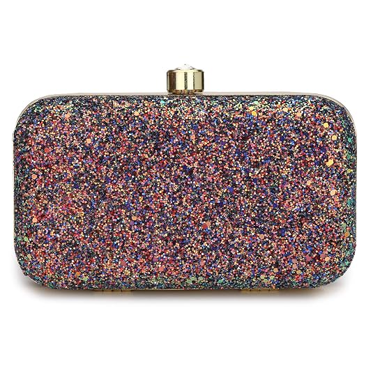 For The Beautiful You Multi Colored Women's Clutch : Amazon.in: Fashion