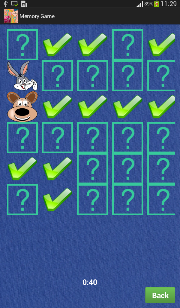 Kids Cartoon Memory Game - App on Amazon Appstore