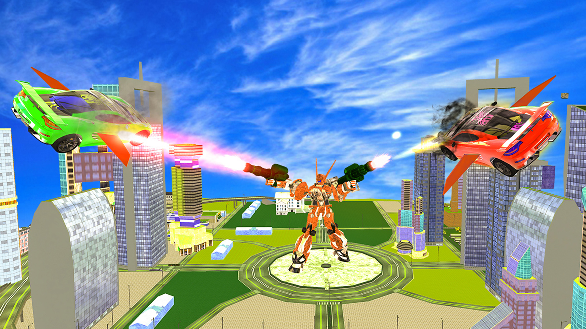 Flying Car Robot Futuristic Transform Car War - App on Amazon Appstore