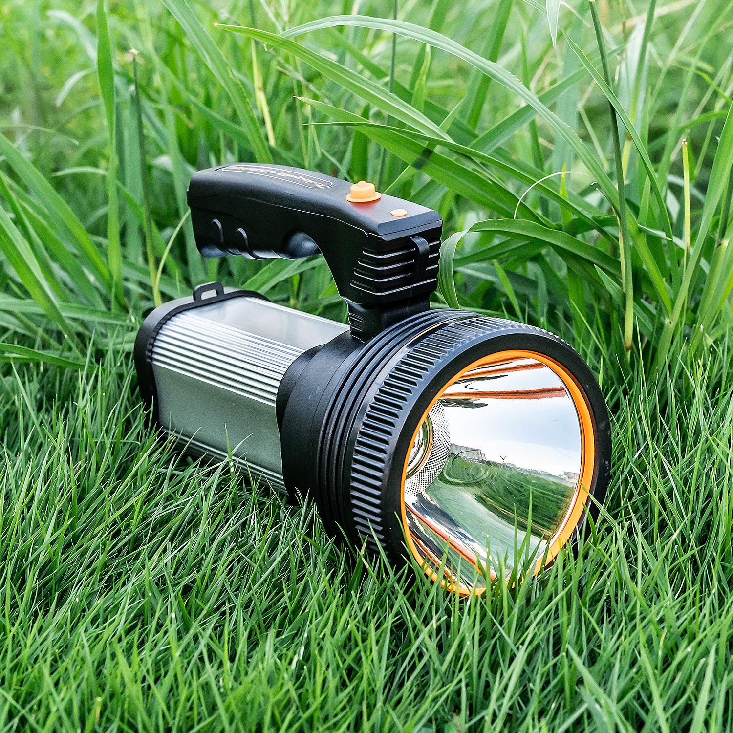 Buy Super Bright Rechargeable Flashlight Handheld LED Boat Spotlight ...