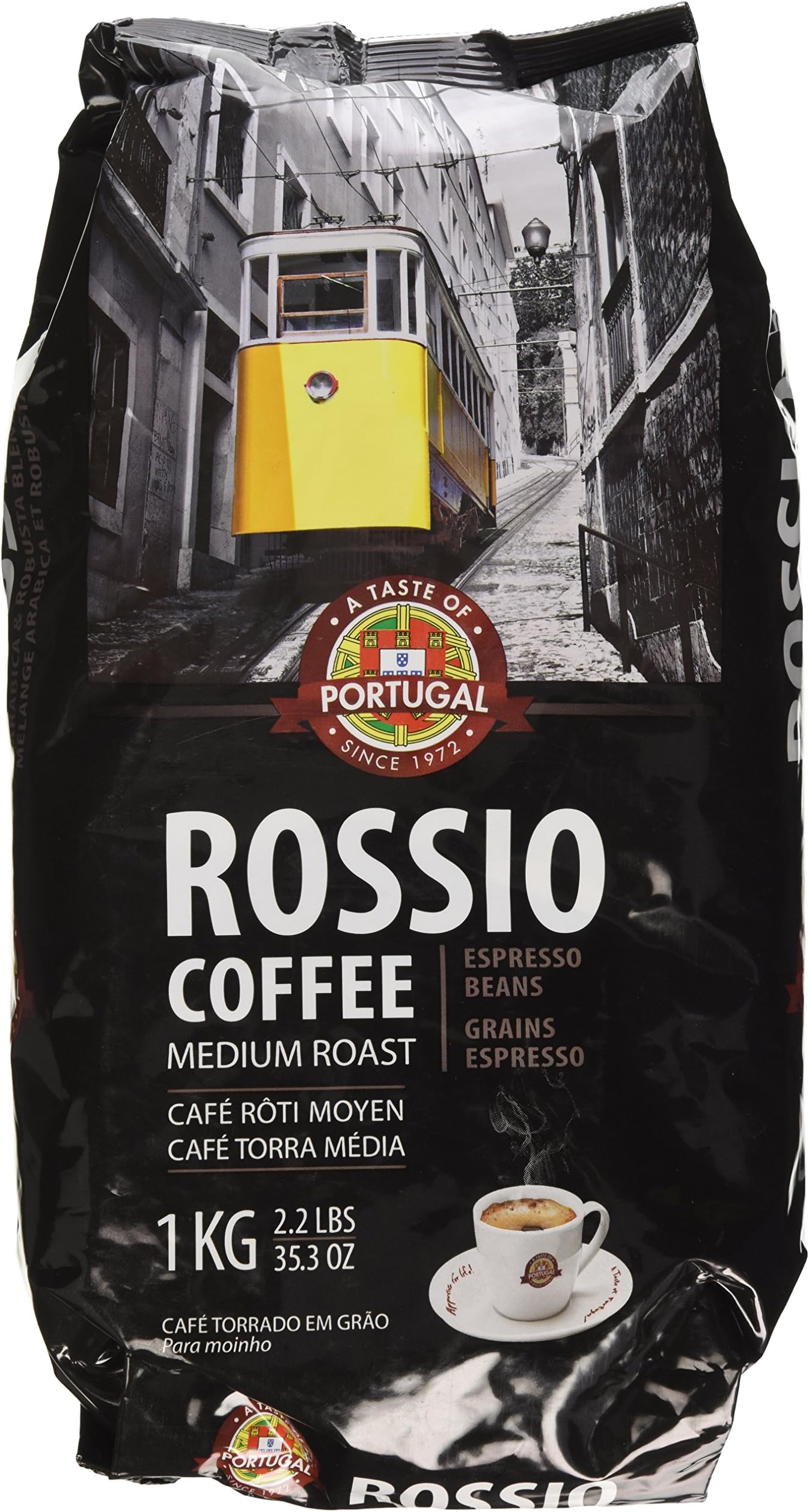 Amazon.com : Delta Cafés Gran Espresso Whole Bean Coffee, Portugal ...