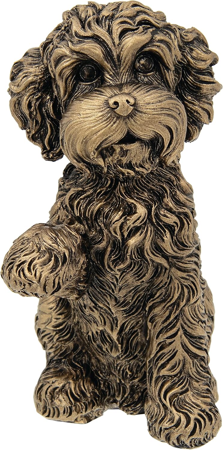 Shudehill Giftware Bronze Cockapoo Paw Up Small : Amazon.co.uk: Home ...