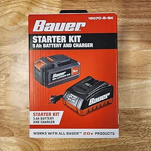Amazon.com: Compatible with Bauer Combo 20V 5 Ah Lithium-Ion Battery ...