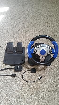 Amazon.com: Intec Racing Wheel for PS2, Game Cube, xBox : Video Games