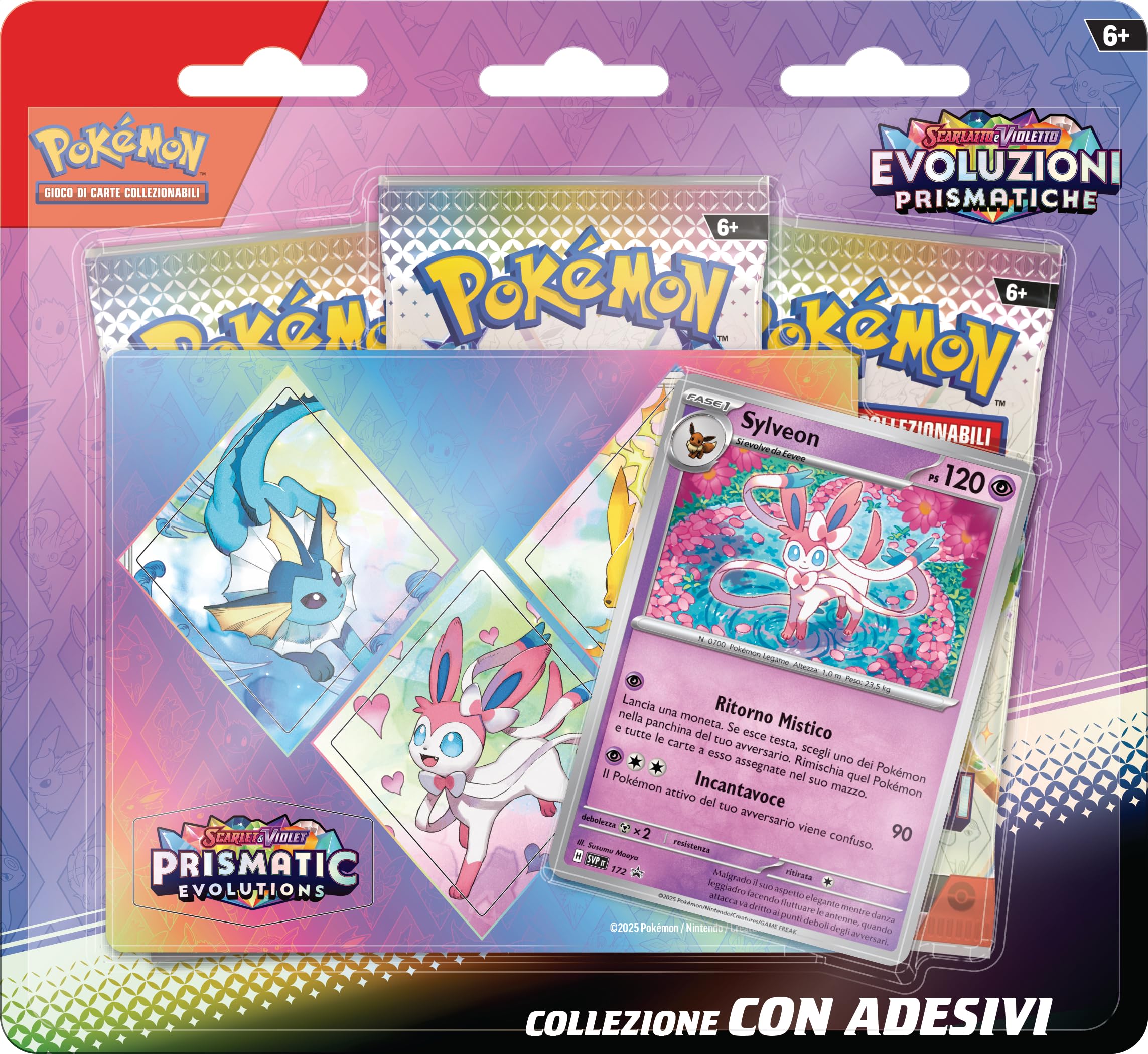 Pokémon TCG: Scarlet and Violet Sylveon Stickers Collection - Prismatic ...