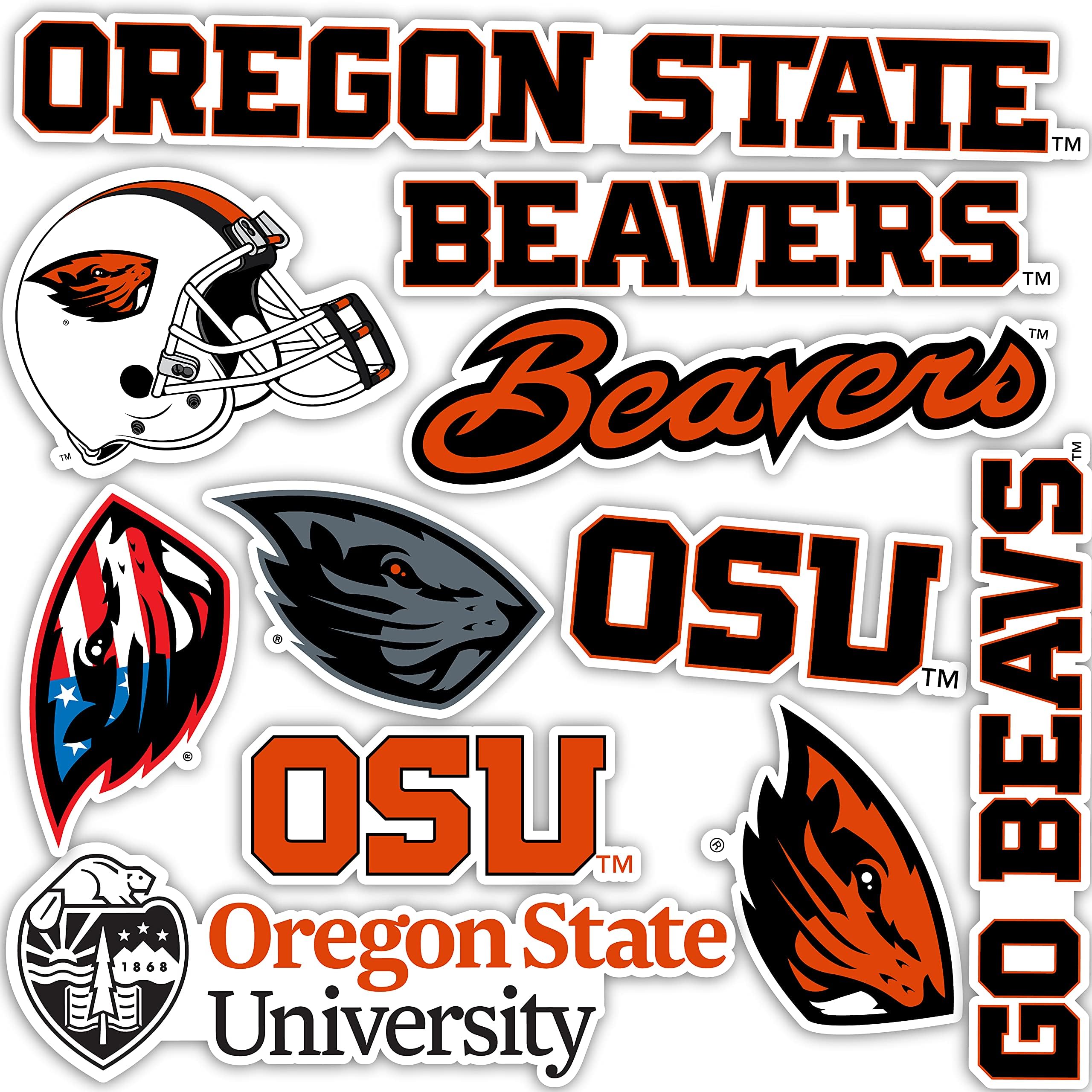 Amazon.com - Oregon State Beavers Logo Vinyl Waterproof Sticker Decal ...