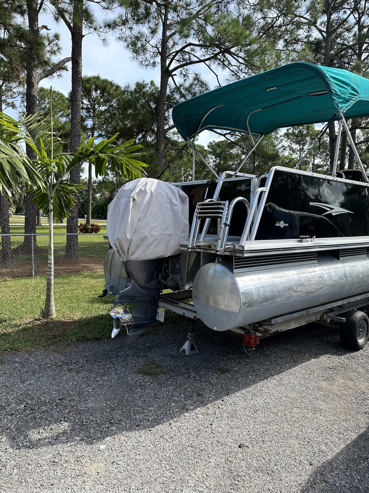 $27/mo - Finance Amarine Made Boat Ladder 4 Step Pontoon Boat Ladder ...