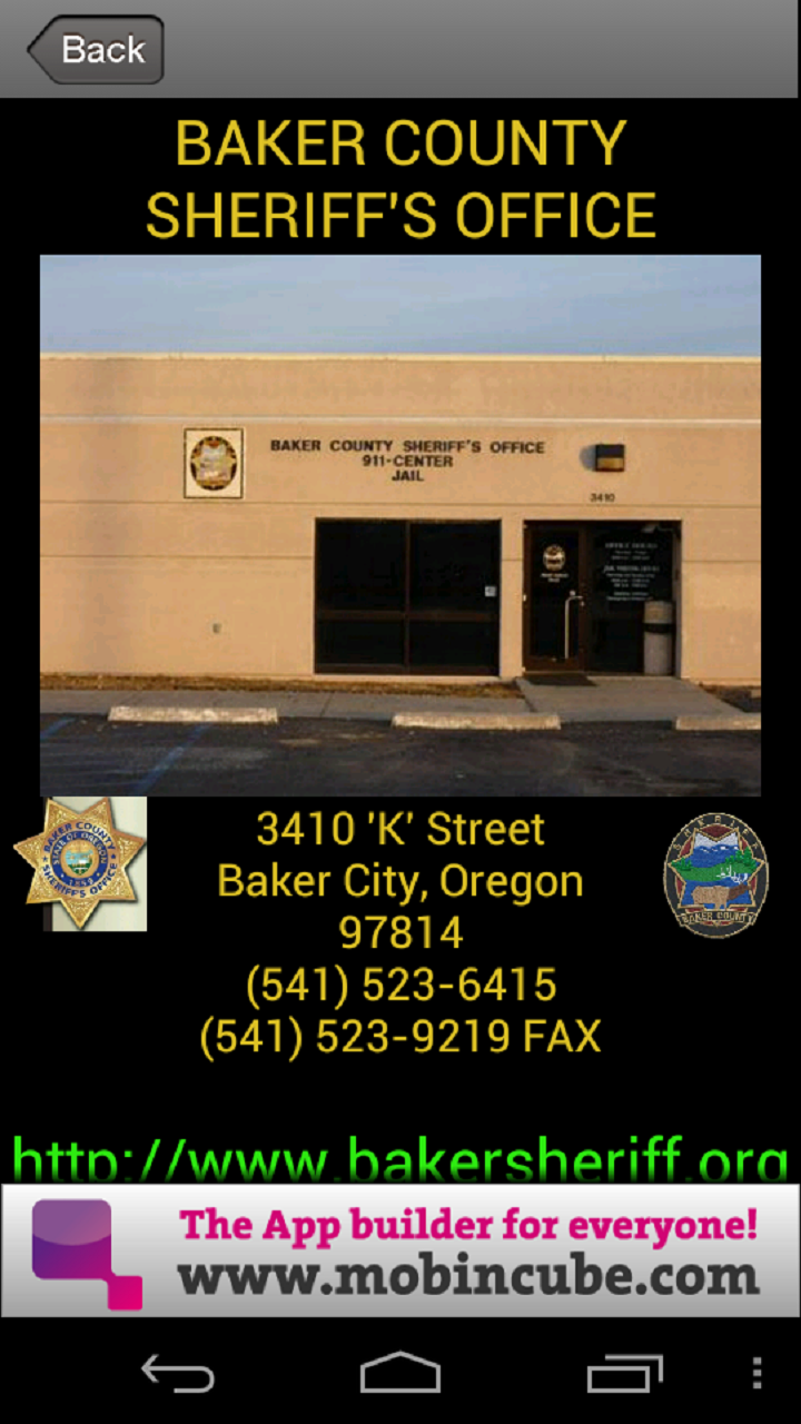 Baker County Sheriff's Office - App on Amazon Appstore