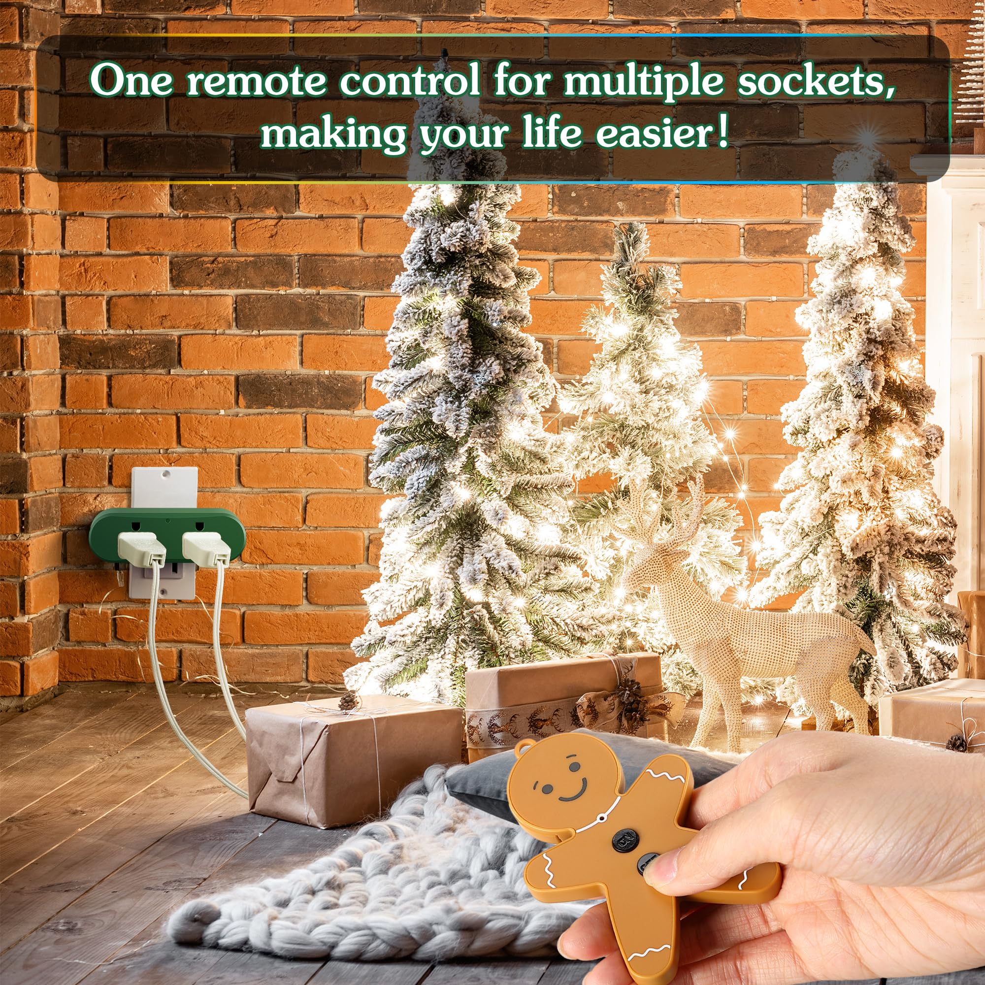 Snapklik.com : Enhon Wireless Remote Switch For Christmas Tree Lights ...