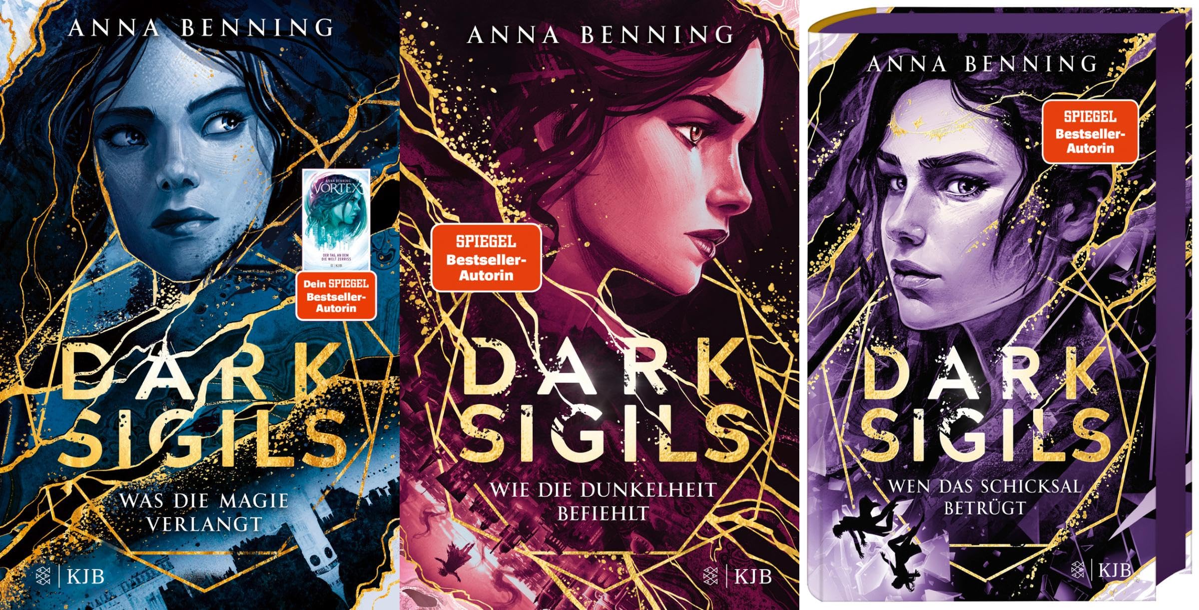 Dark Sigils Band 1-3 plus 1 exklusives Postkartenset : Anna Benning ...