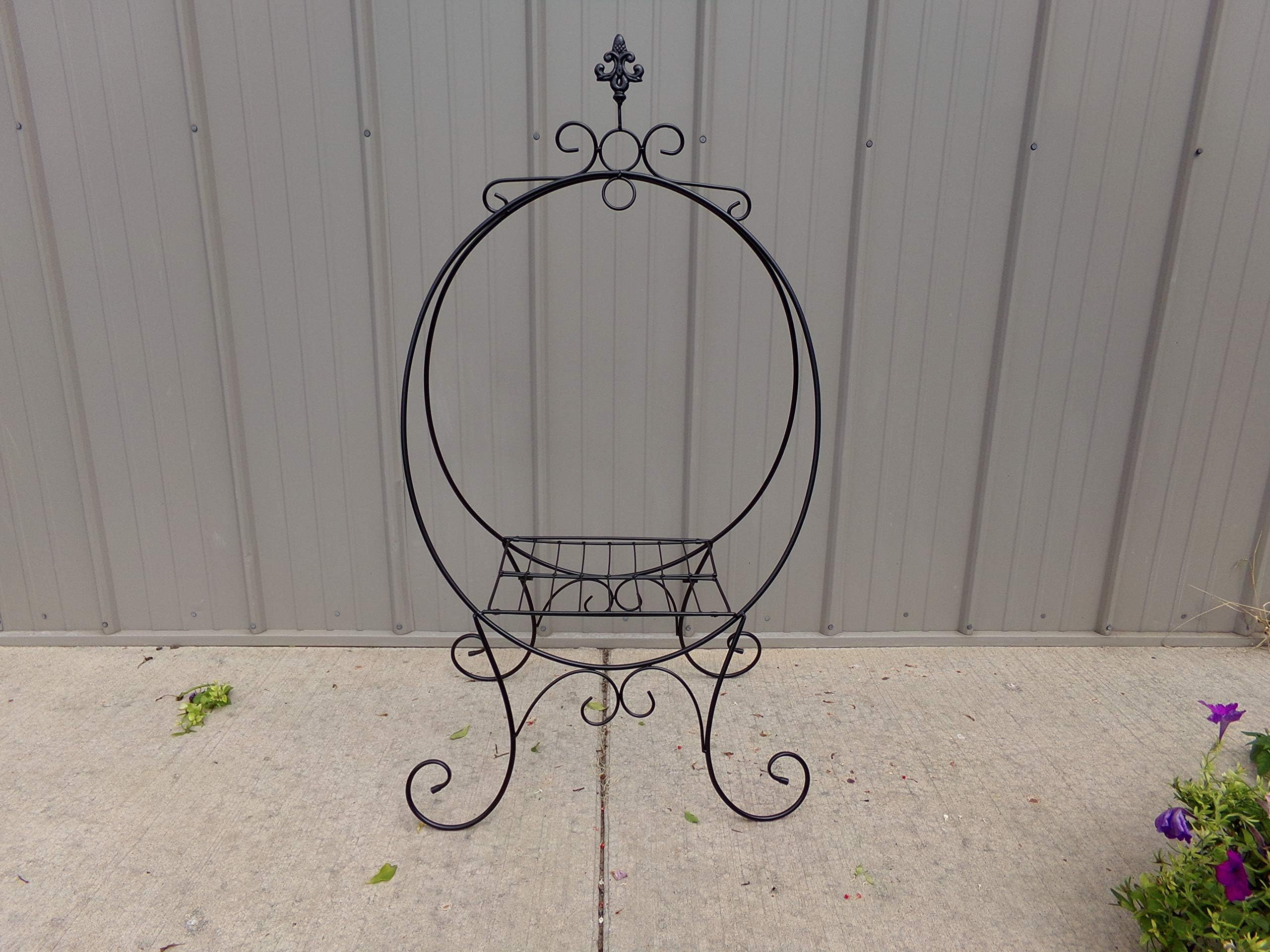Amazon.com : 40" Heart Shaped Metal Folding Plant Stand : Metal Plant ...