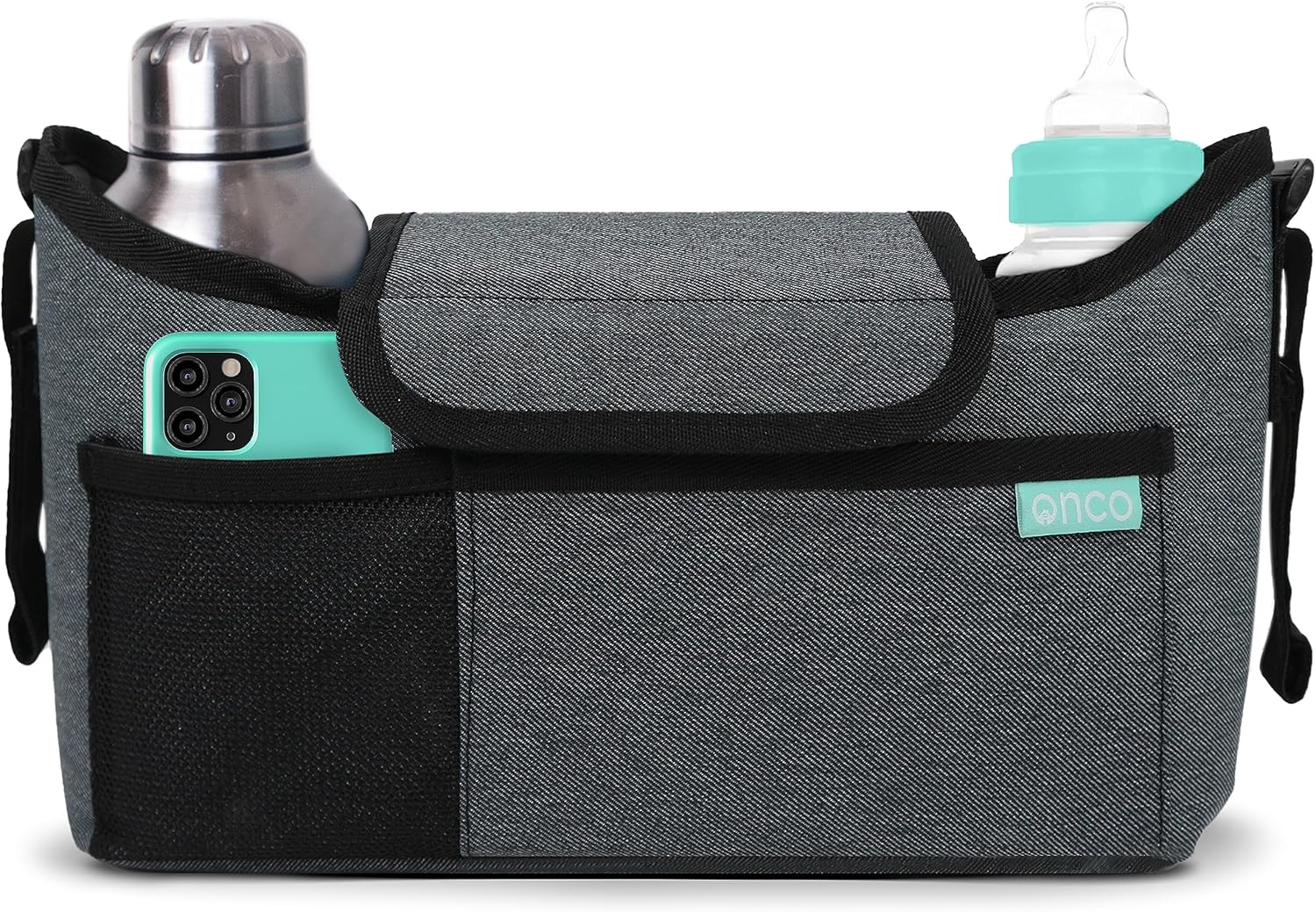 Amazon.com : Onco Stroller Organizer with Stroller Cup Holder ...