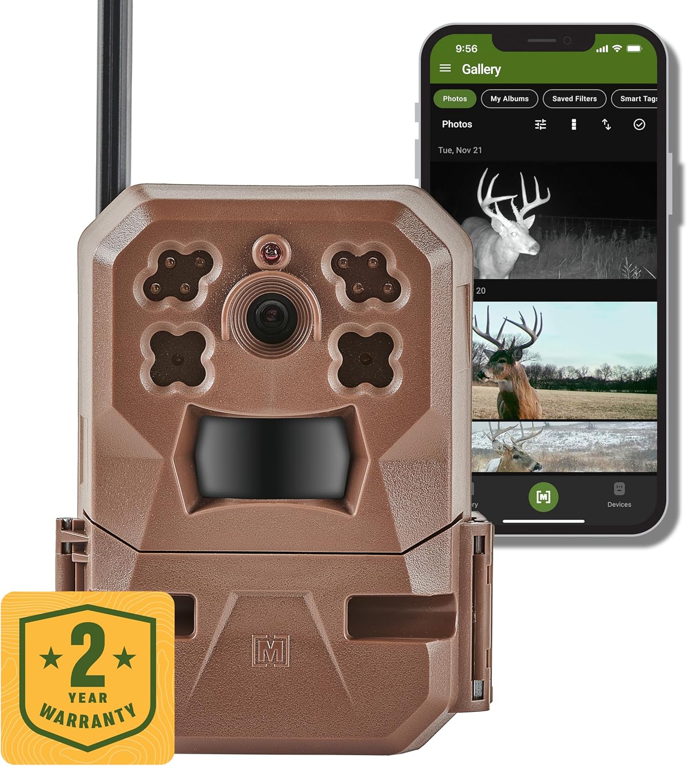 Moultrie Edge Cellular Trail Camera -Auto Connect - Nationwide Coverage ...