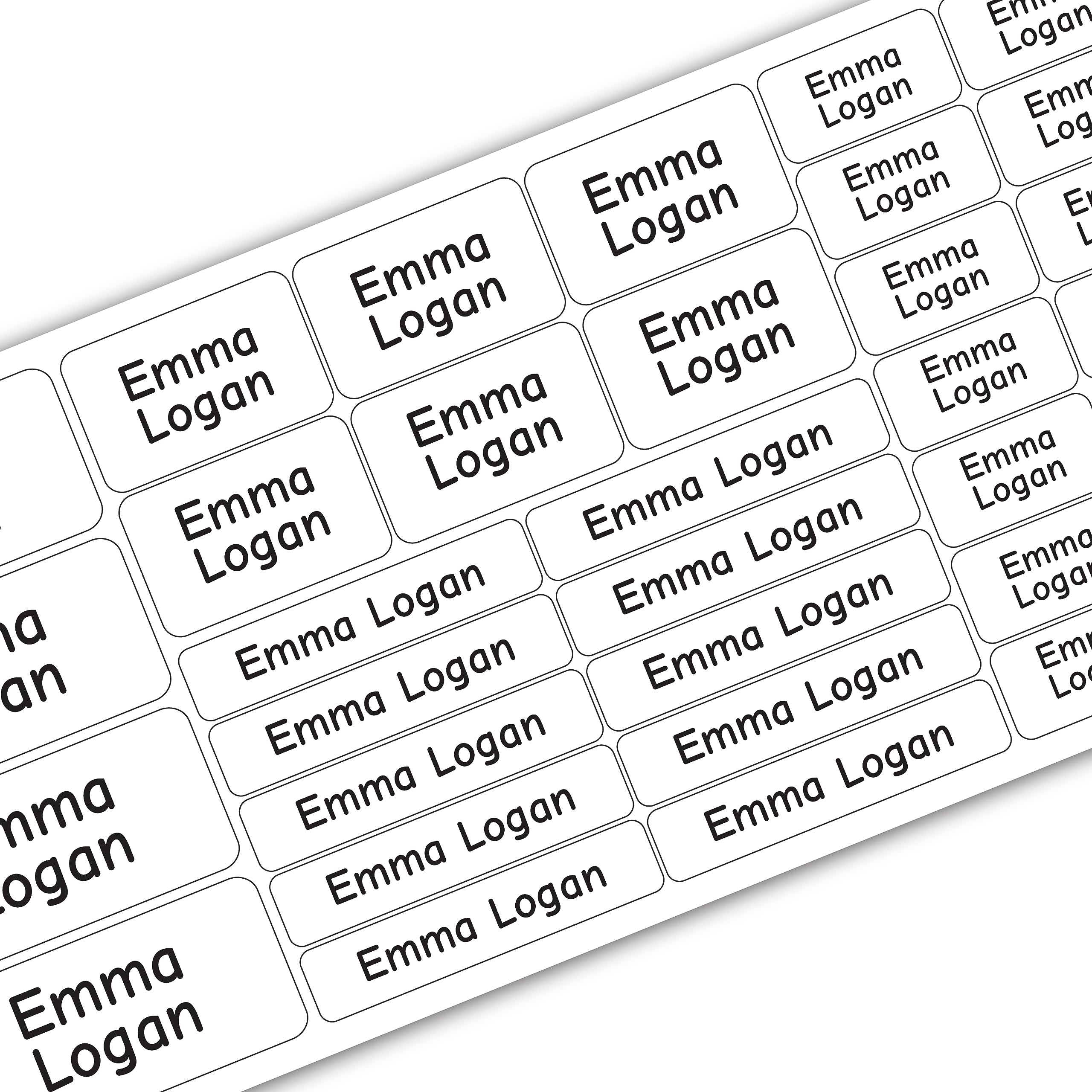 Amazon.com : Label Land Assorted Stick On Customized Labels, 132 pcs ...