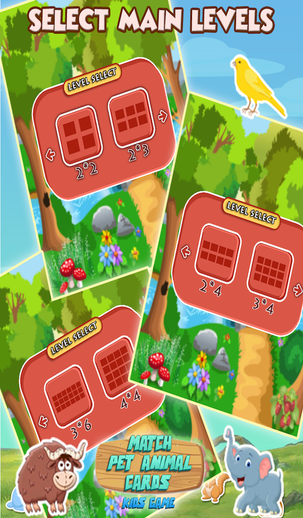 Match Pet Animal Cards Kids Game - App on Amazon Appstore