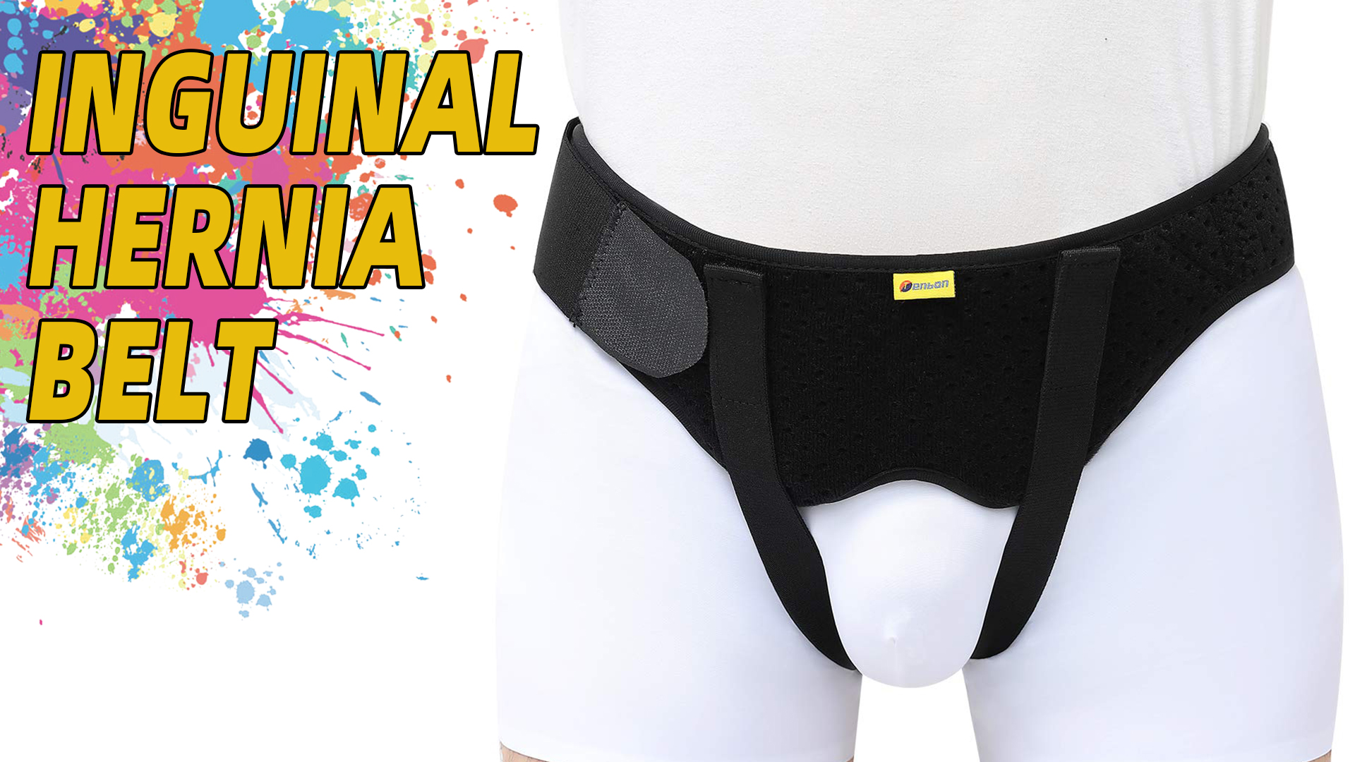 Watch Tenbon Hernia Belt with Velcro Closure on Amazon Live