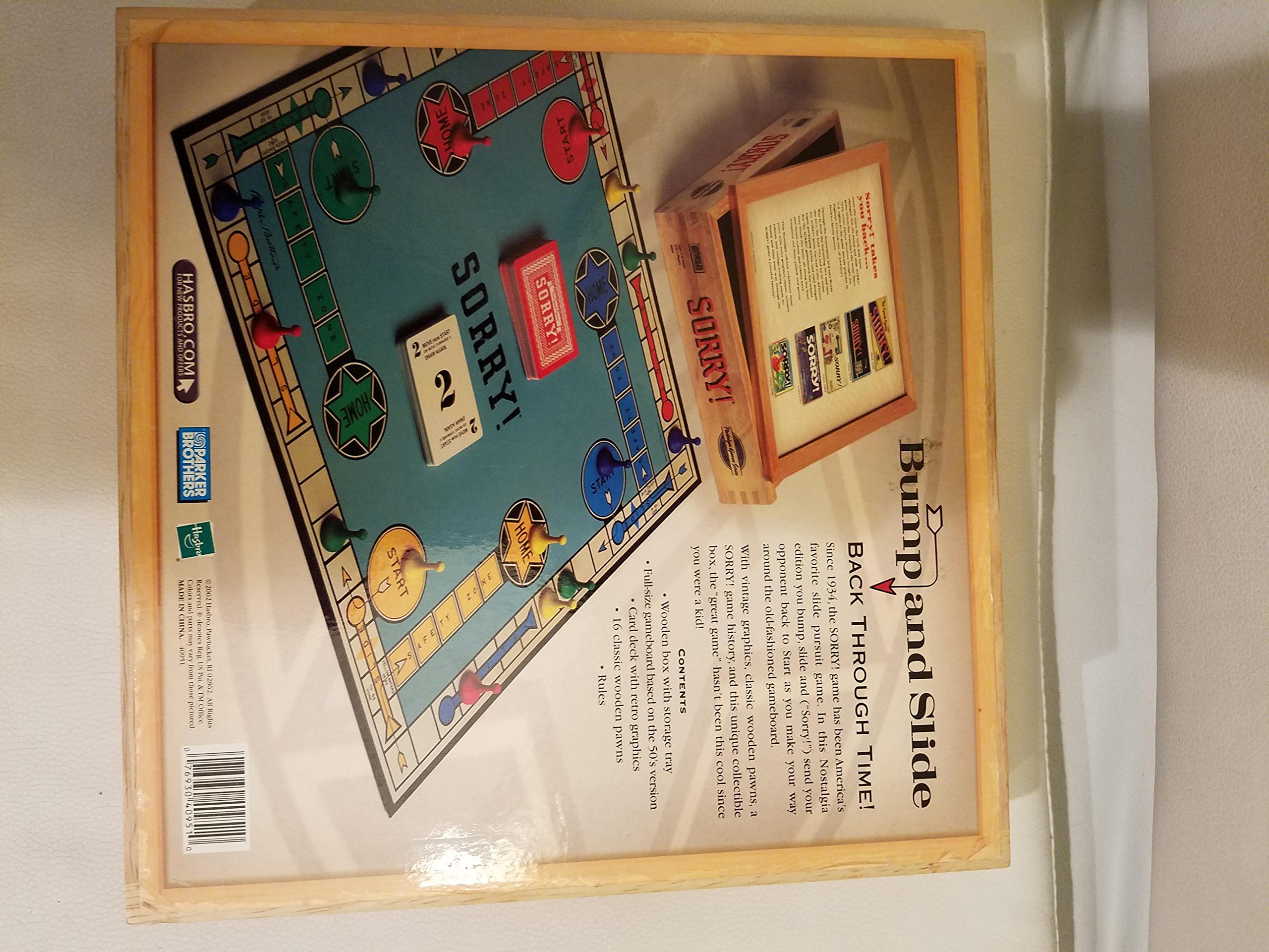 Sorry Board Game Card Deck