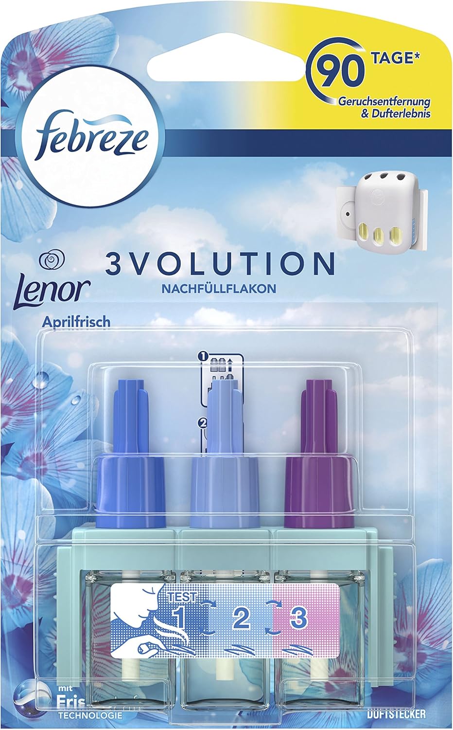 Febreze 3Volution Recharge pour diffuseur de parfum Fraîcheur d'avril ...