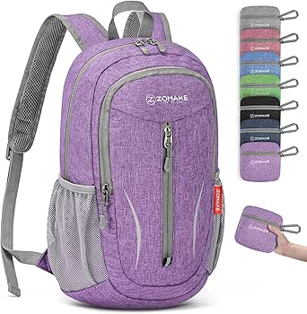 ZOMAKE Lightweight Folding Backpack - 10L Foldable Backpacks Small ...