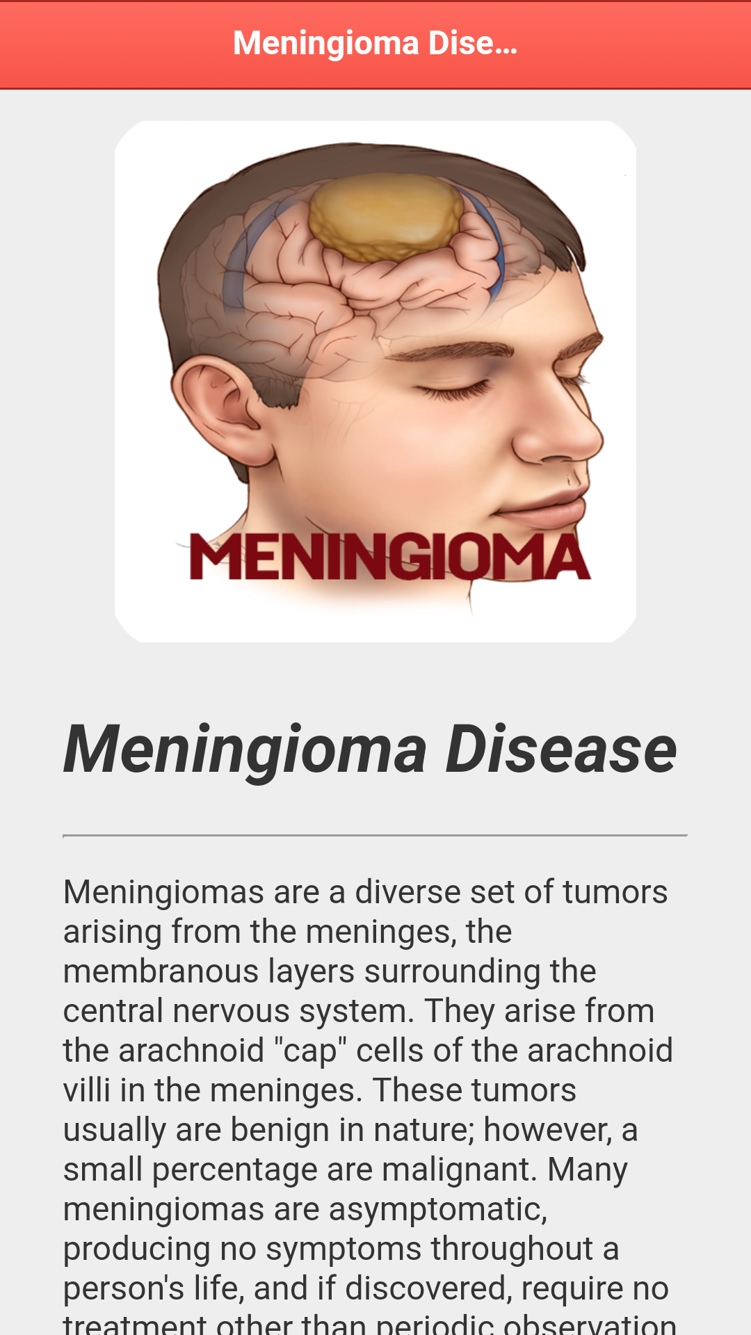 Meningioma Disease - App on Amazon Appstore