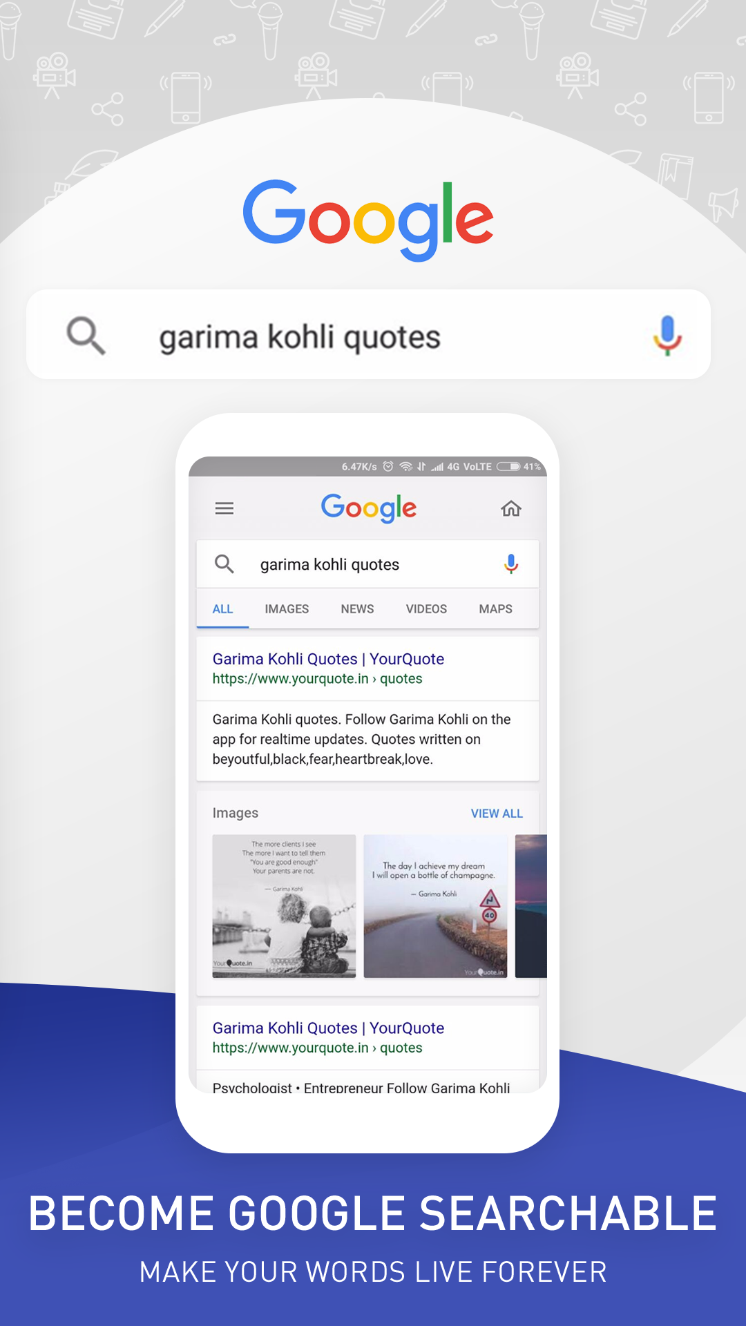 YourQuote—Best App to Write, Record Videos & Share - App on Amazon Appstore