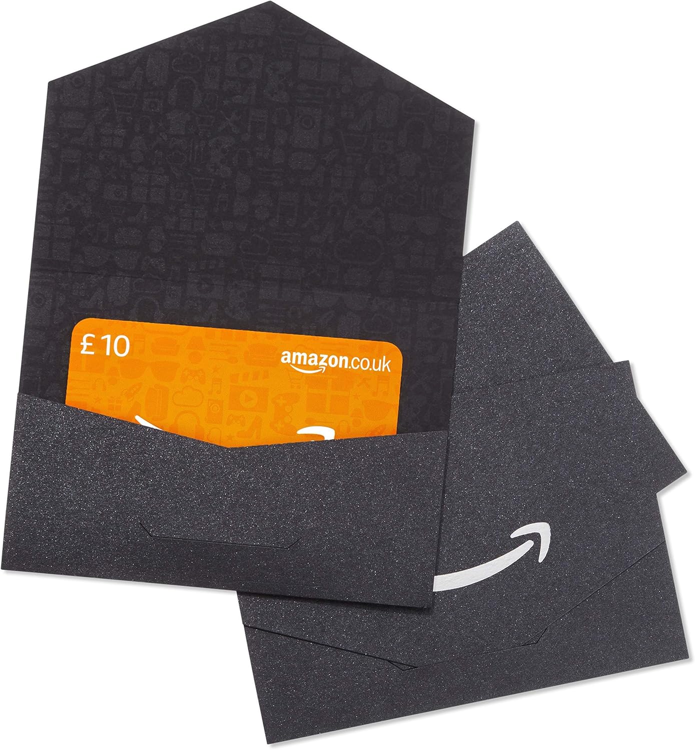 Amazon.co.uk Gift Card - In a Mini Envelope- Pack of 3 - £10 (Black and ...