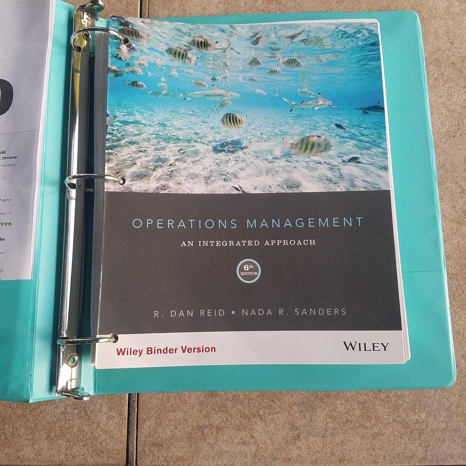Operations Management: An Integrated Approach: Reid, R. Dan, Sanders ...